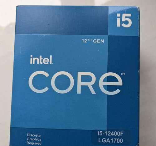 Процессор Intel Core i5 12400f BOX новый