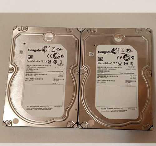 2 Жестких диска HDD 2тб Seagate st2000nm0033