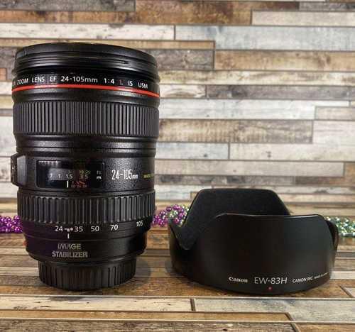 Объектив Canon EF 24-105mm f/4L IS USM с блендой