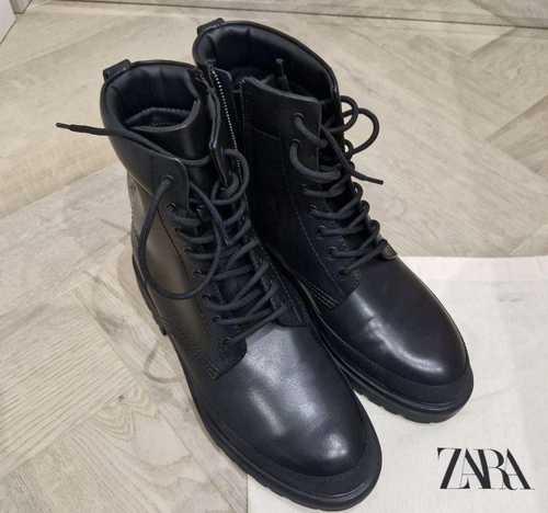 Zara ботинки кож. зам. 44 размер