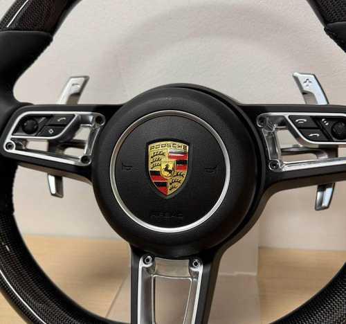 Карбоновый руль для porsche