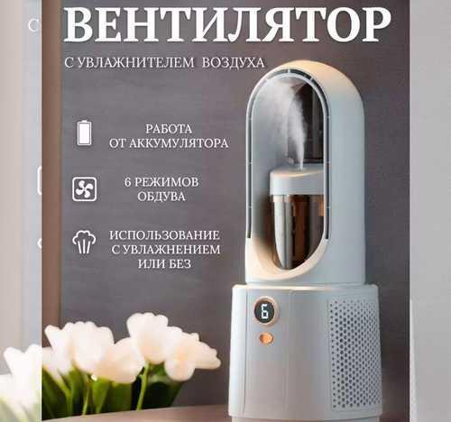 Вентилятор настольный новый