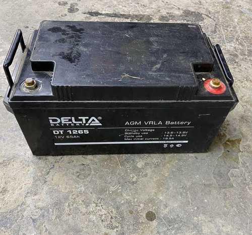 Аккумулятор Delta dt1265