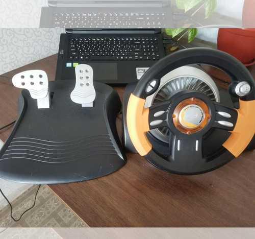 Игровой руль Genius Speed Wheel 3 MT/Pedal