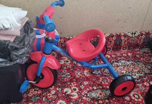 Детский трехколесный велосипед, мотоцикл бу