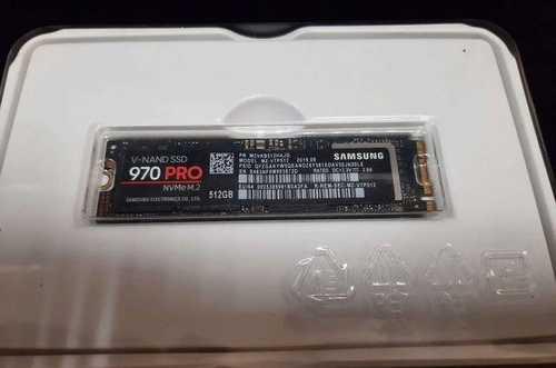 Samsung SSD 970 pro 512GB