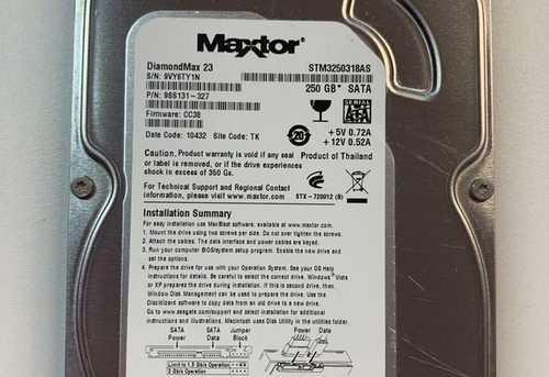 Жесткий диск Maxtor 3.5" 250GB