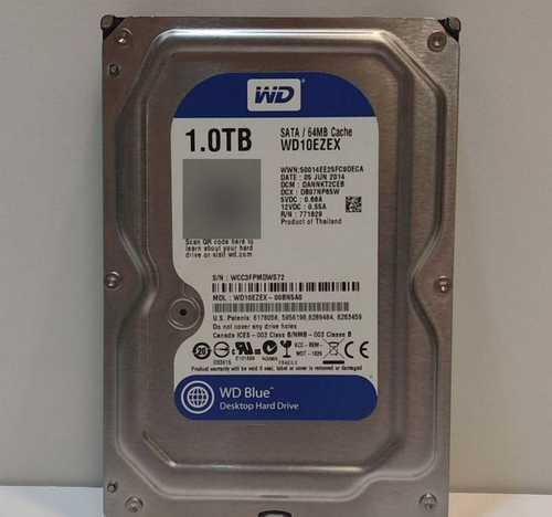 Жёсткий диск 1 Tb WD Blue