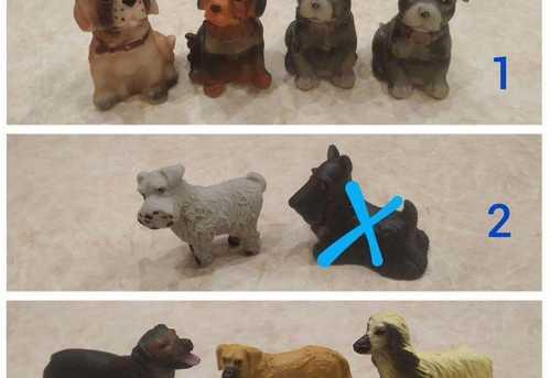 Фигурки собак разных пород