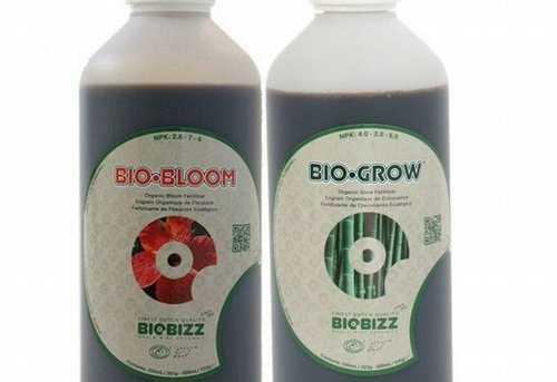 Комплект базовых удобрений BioBizz Grow+Bloom 2x0