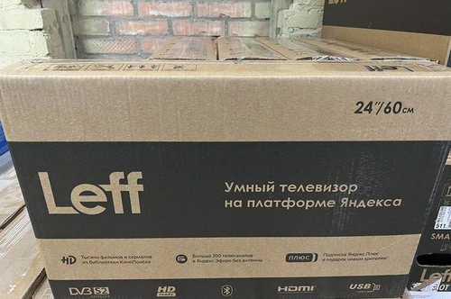 Телевизор Смарт leff новый 24H510T