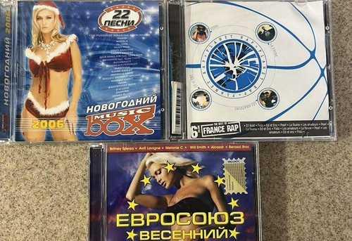 CD диски сборники 2000-х 3 шт