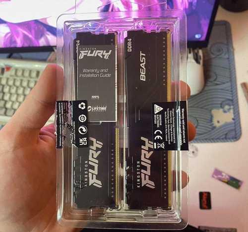 Оперативная память ddr4 4gbx2