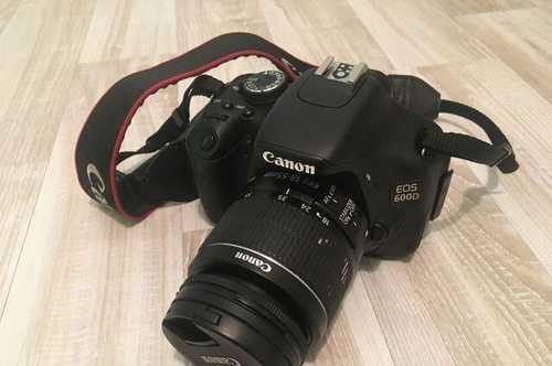 Зеркальный фотоаппарат Canon EOS 600D и сумка