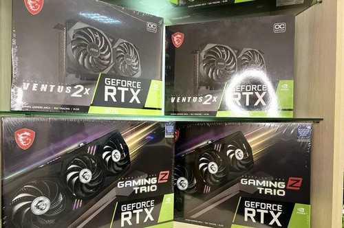 Видеокарты MSI Nvidia RTX 3060ti/3070/3080