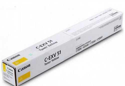 Тонер Canon C-EXV 51L yellow 625854