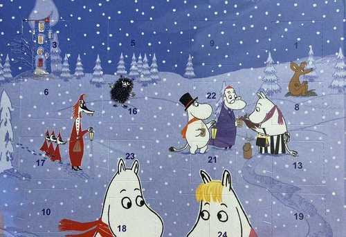 Адвент календарь moomin Мумми Тролли новый