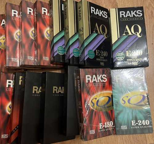 Распечатанные Видеокассеты raks 180 / 240