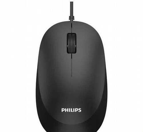 Philips Проводная Мышь SPK7207BL USB 2.0, 3 кнопки