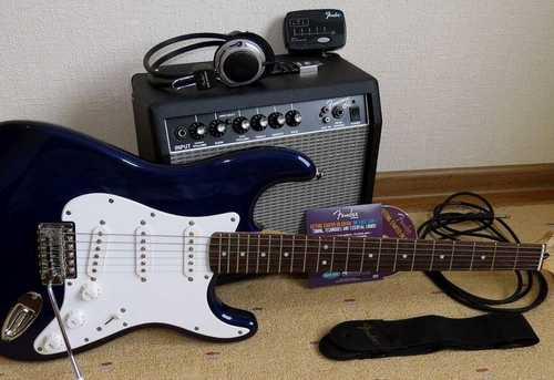 Fender Affinity Stratocaster и Fender Frontman 15G