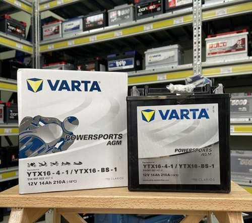 Аккумулятор Varta YTX16-BS-1 14Ач 210А AGM