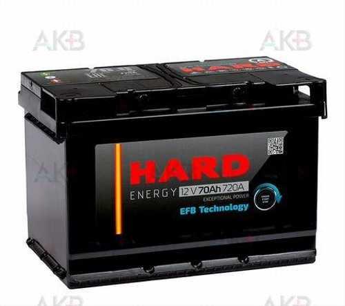 Аккумулятор автомобильный hard EFB 70 Ач 720A о.п