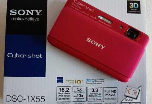 Цифровой фотоаппарат Sony Cybershot DSC-TX55 новый