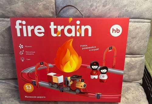 Новая железная дорога happy baby fire train