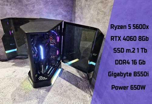 Игровой компьютер Ryzеn 5 5600x/RTX 4060/1TB/16GB
