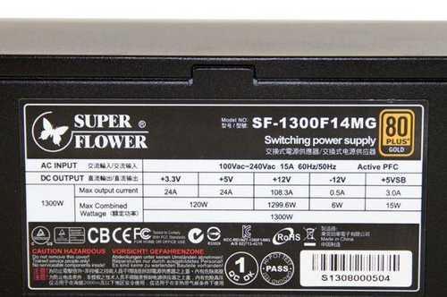 Блок питания superflower 1200w gold leadex