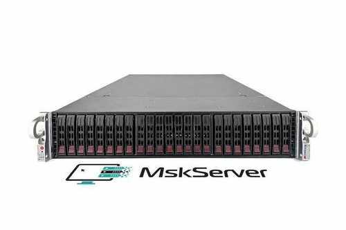 Сервер Supermicro 2027R-E1R24N 2x E5-2697v2 128Gb