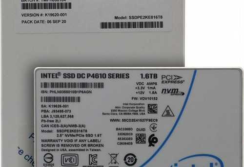 Жесткий диск Intel SSD P4610 2.5" 1.6Tb