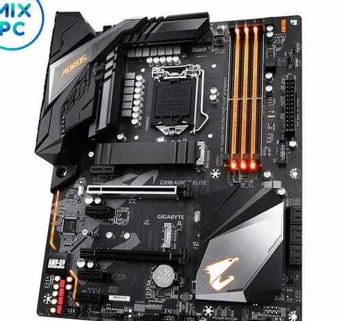 Материнская плата LGA 1151V2 gigabyte Z390 aorus elite Б.У