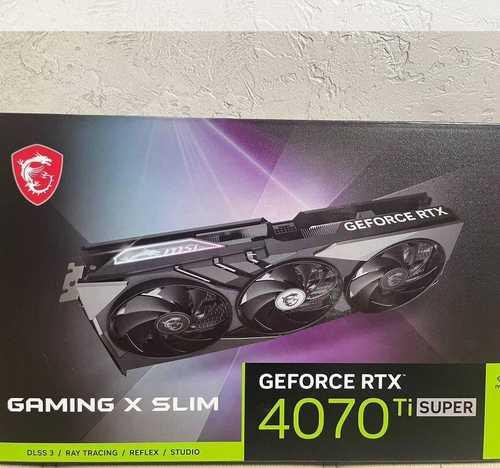 Видеокарта GeForce RTX MSI 4070ti gaming X slim 16