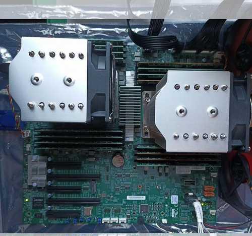 Комплект Supermicro H11DSi + 2 Epyc 7282