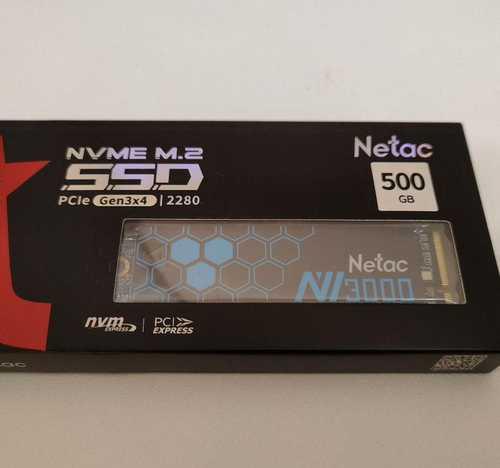 Новый SSD M2 Netac NV3000 - 500GB