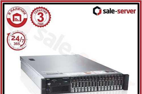 Сервер dell R720 16SFF 2x E5-2640 16GB 750W