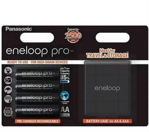 Аккумуляторы Panasonic Eneloop Pro AA (блистер 4 ш