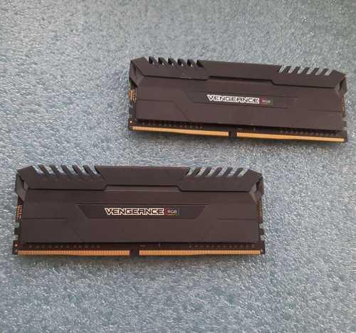 Озу DDR4 16Gb (8x2) Corsair vengeance rgb