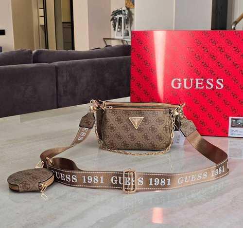 Сумка женская guess 3в1