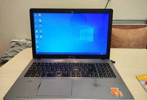 15.6" ASUS X550D, 1000 ГБ, A8-5550M, RAM 8 ГБ, Radeon HD 8650M 2 ГБ