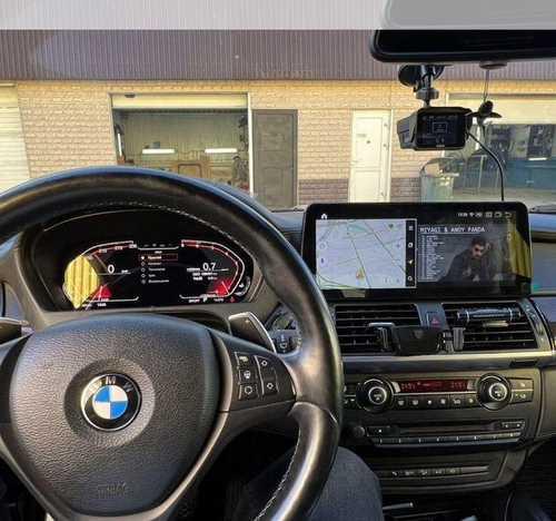 Монитор для BMW X5 X6 E70 E71 CIC 8 128 CarPlay