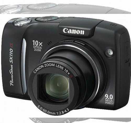 Компактный фотоаппарат Canon PowerShot SX110 IS