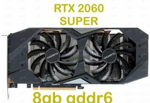 Видеокарта rtx2060 super gigabyte