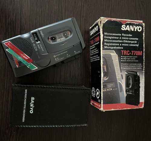 Микрокасетный диктофон sanyo TRC-770M