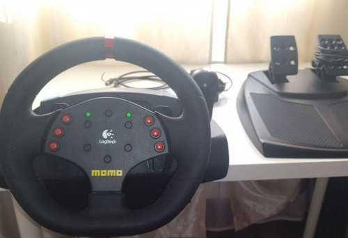 Игровой руль logitech momo racing