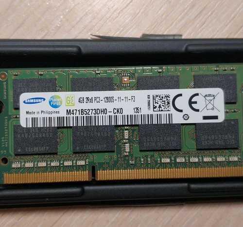 Оперативная память sodimm Samsung ddr3-4gb-1600mhz