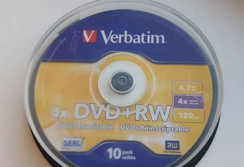 Продам упаковку дисков DVD-RW фирмы Verbatim