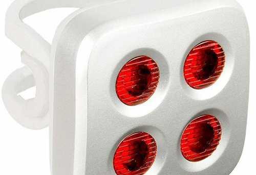 Фонарь задний Knog Blinder Mob The Face Rear (silv