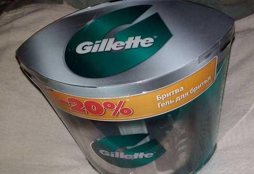 Набор Gillette Mach 3 подарочный бритва и гель